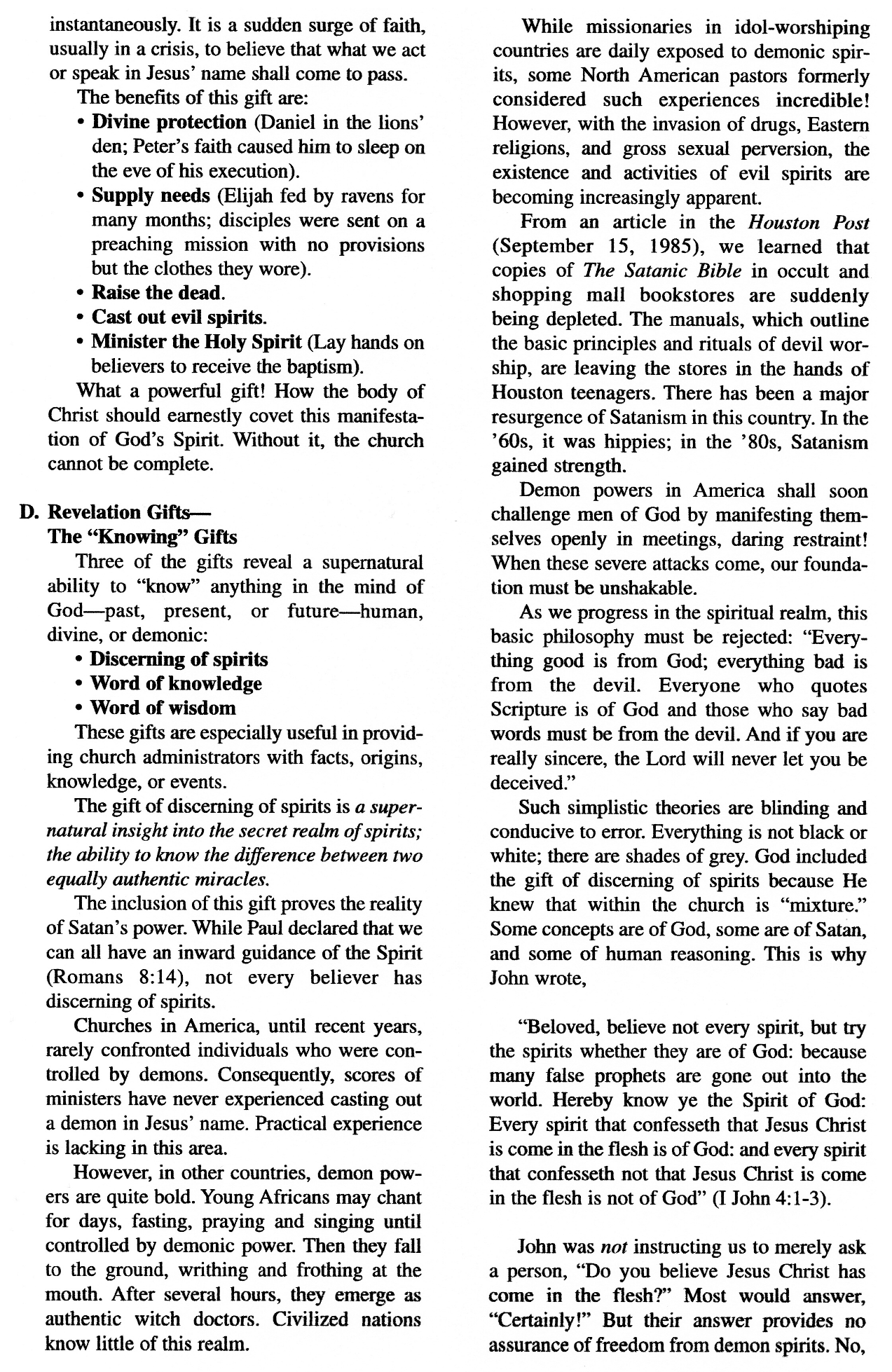 Lesson 9 Chart 4 | Helping One Another By Prayer